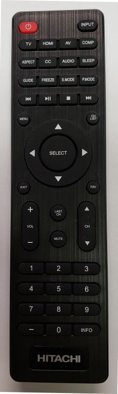Hitachi Tv Remote